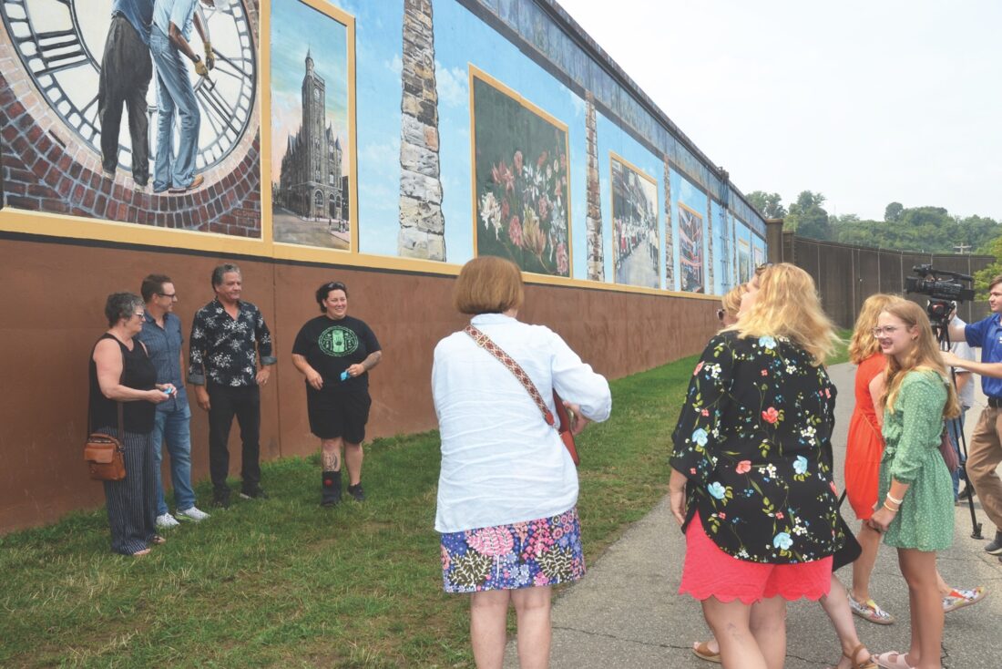 Another phase of floodwall art is complete | News, Sports, Jobs ...
